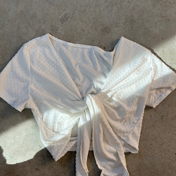 Tops | One Size Fits Most Because Adjustable String In Front Crop Top ...